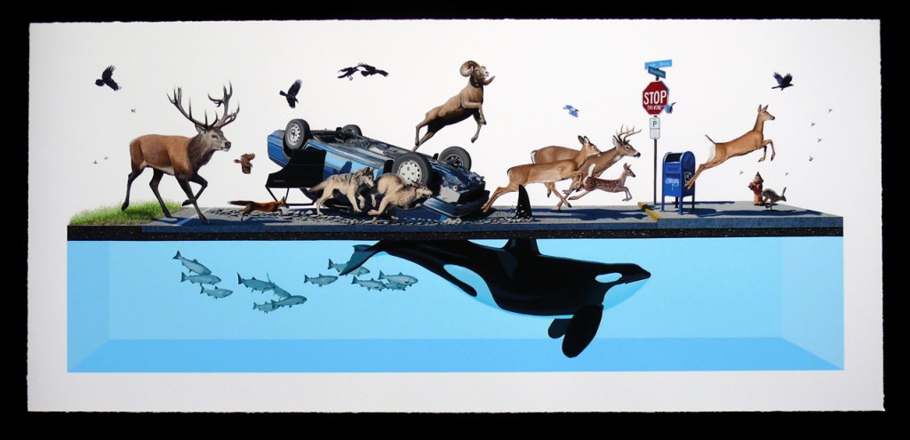 “Stampede” by Josh Keyes | 411posters
