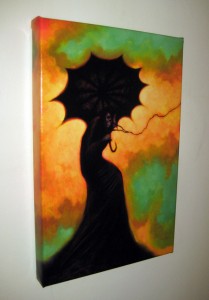 "Mourner II" by Chet Zar. 12" x 18" x 1.5" Giclee on Canvas. Ed of 100 ...
