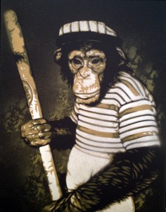 “Most Valued Primate” Mr. Prvrt. 11″ x 17″ Stencil/Spraypaint. Ed of 10 ...