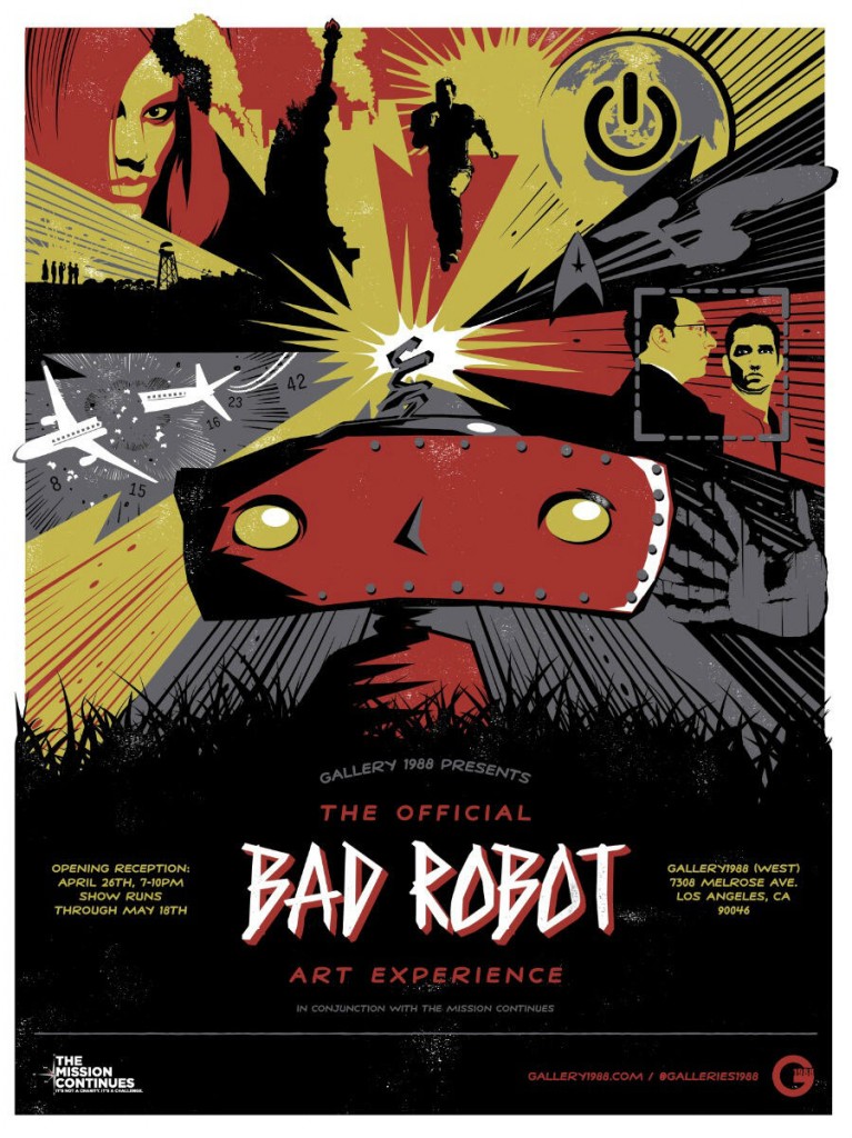 Gallery1988 presents: “The Official Bad Robot Art Experience” | 411posters
