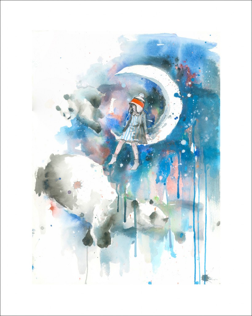 “Panda Dreams” by Lora Zombie | 411posters